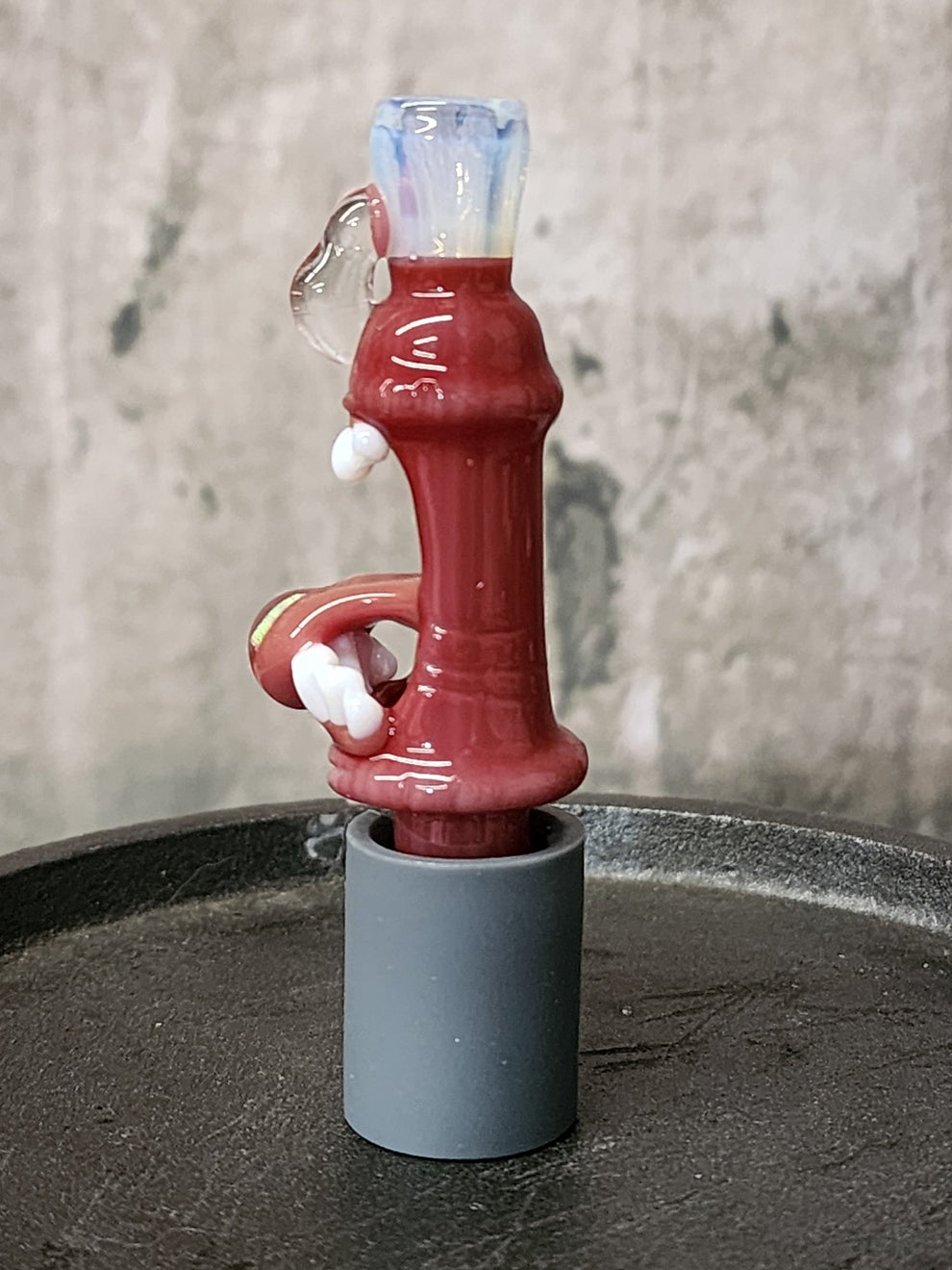 Puffco Pivot Dry Topper - "Red Rattler" – GlassHole